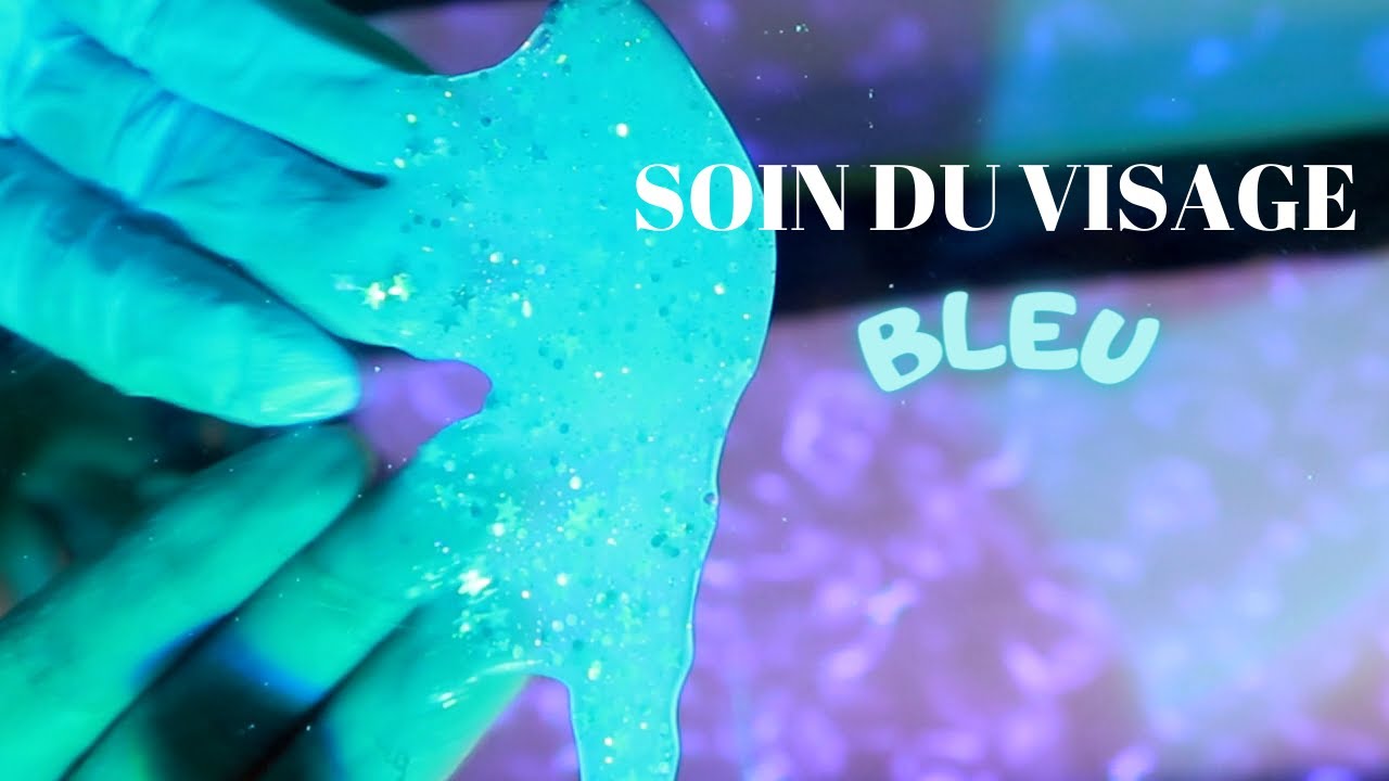 💤 SOIN DU VISAGE BLEU - extrêmement relaxant et immersif (vitre) - YouTube