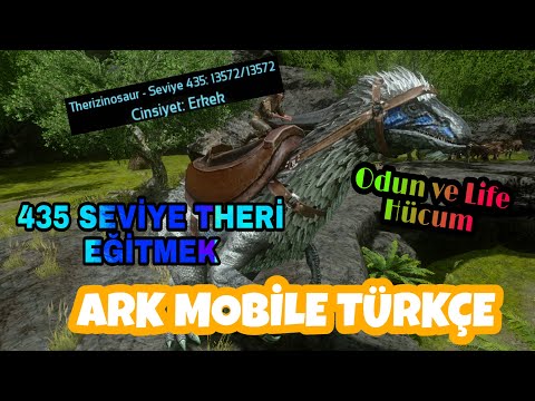 Ark Mobile Türkçe /Bölüm-6 (435 SEVİYE THERİ EVCİLLEŞTİRMEK)Acımasız|Brutal