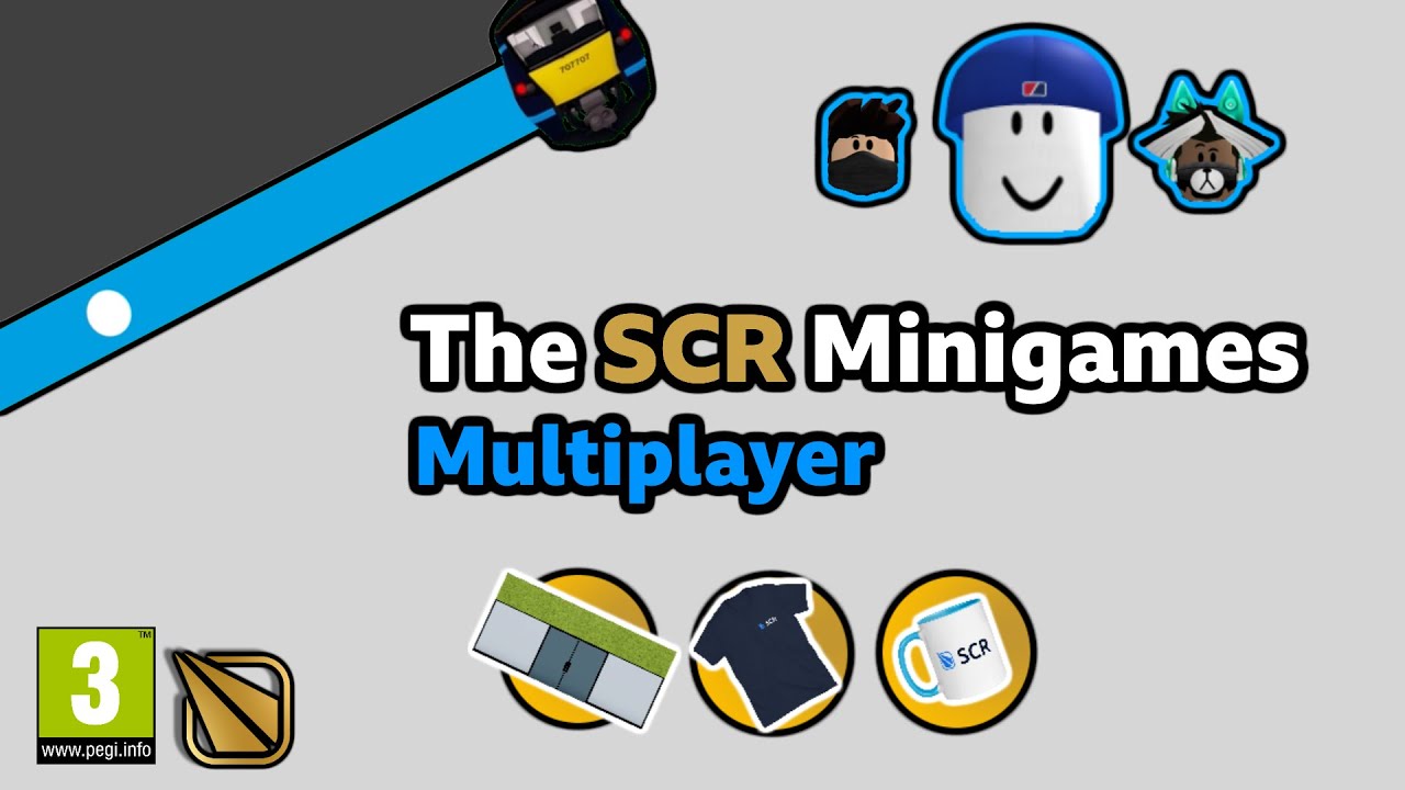 The SCR Minigames: Multiplayer (for free SCR merch) - YouTube