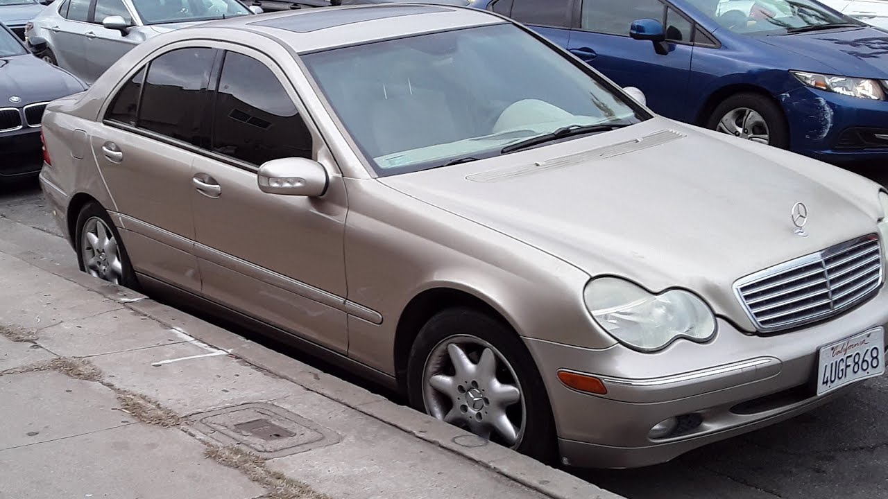 2002 Mercedes c320 windshield replacement - YouTube