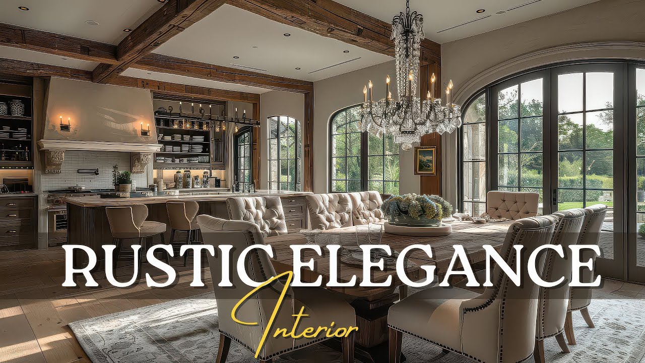 Rustic Elegance Interior Decor: Timeless Charm Meets Modern Comfort ...
