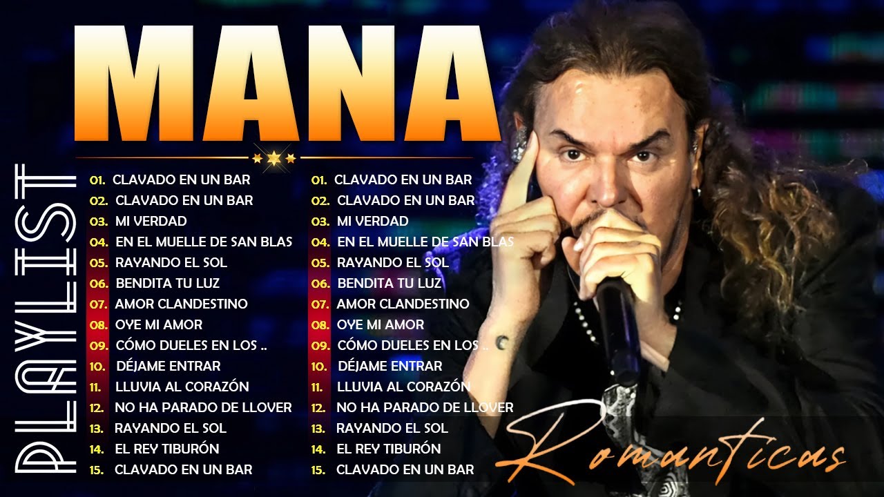 MANÁ MIX GRANDES EXITOS INOLVIDABLES 🌹Mana Éxitos Mix 20 Super Éxitos ...