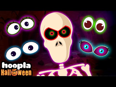 Funny Missing Skeleton Face | Scary Finger Family and Halloween Songs by Teehee Town