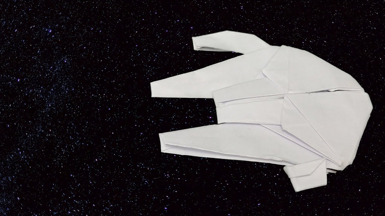 Origami Millennium Falcon | Valoros Origami | Origami Tutorials | # ...