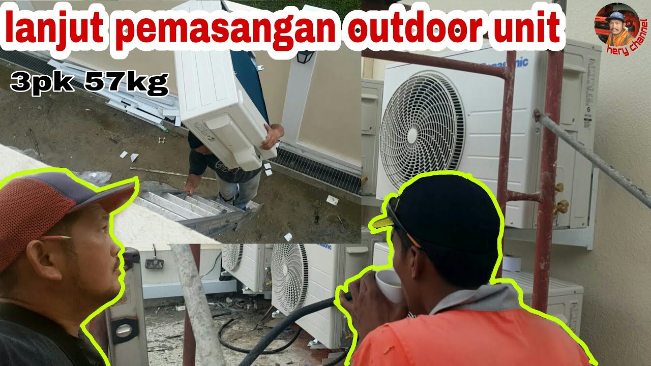New project pemasangan ac di rumah mewah part4 - YouTube