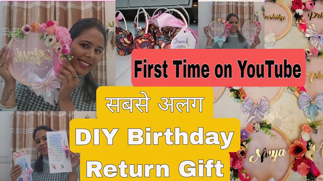 Unique DIY Return Gifts for Birthday | Handmade return gift Ideas #diy ...