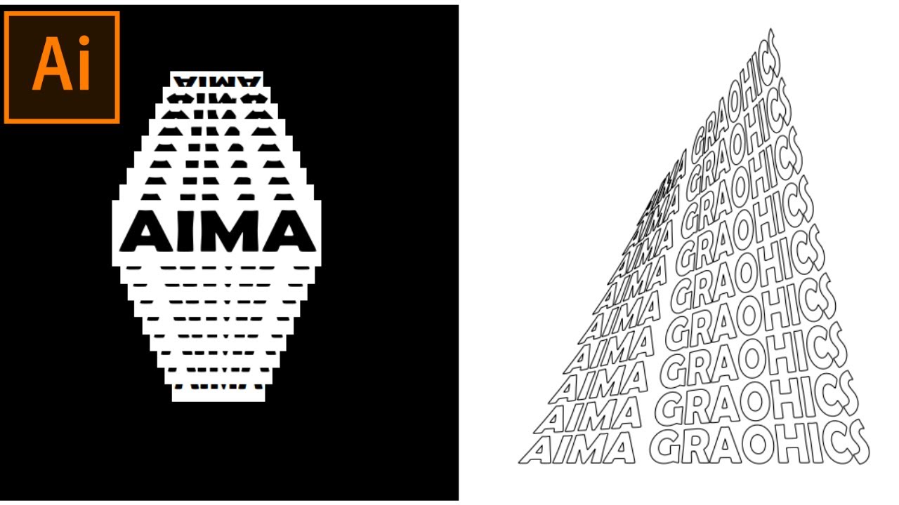 Typography Text Effect Illustrator | Typography Tutorial | Adobe ...