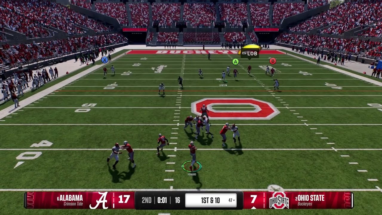 College Football 25 - Ohio State vs. Alabama - YouTube