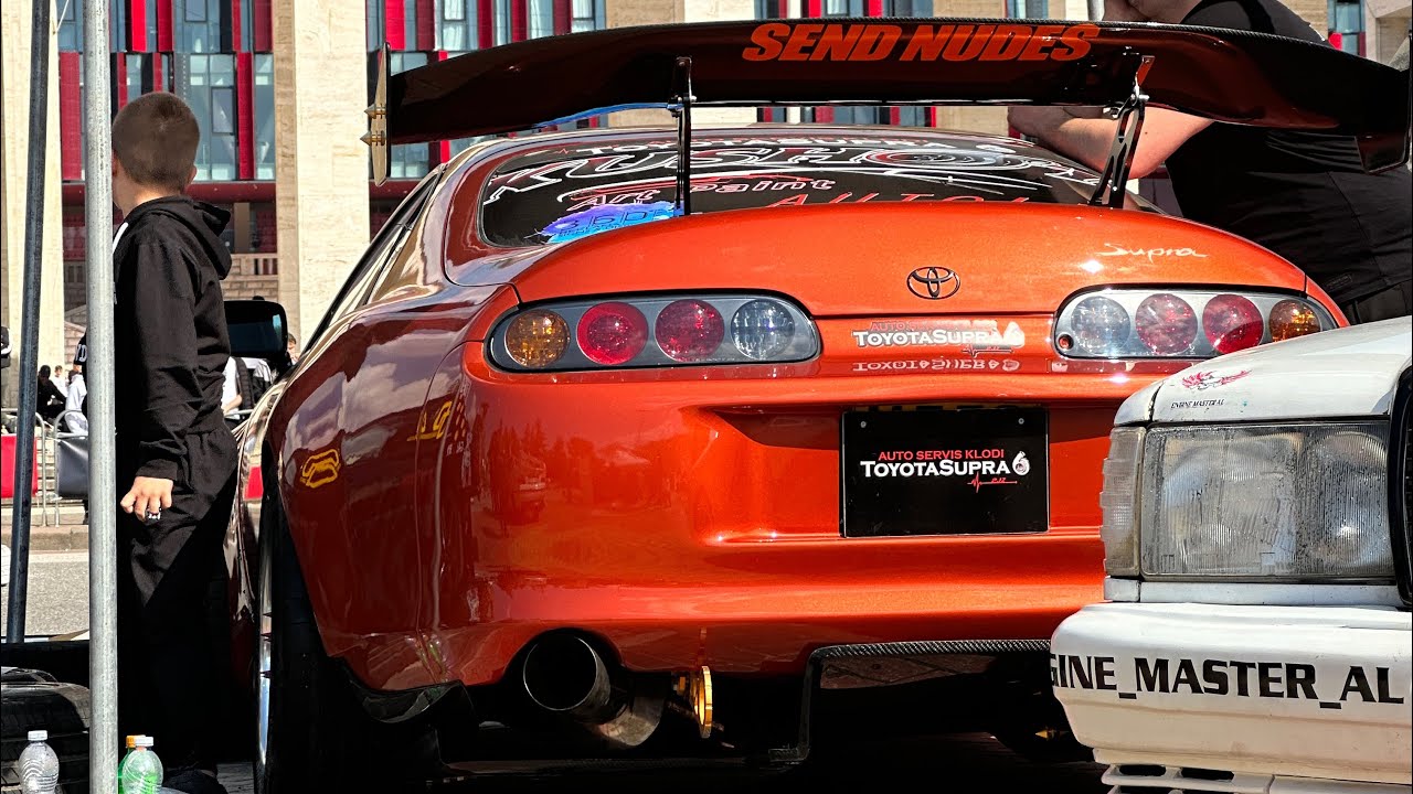940hp Toyota Supra MK4, drifting (Flames) - YouTube
