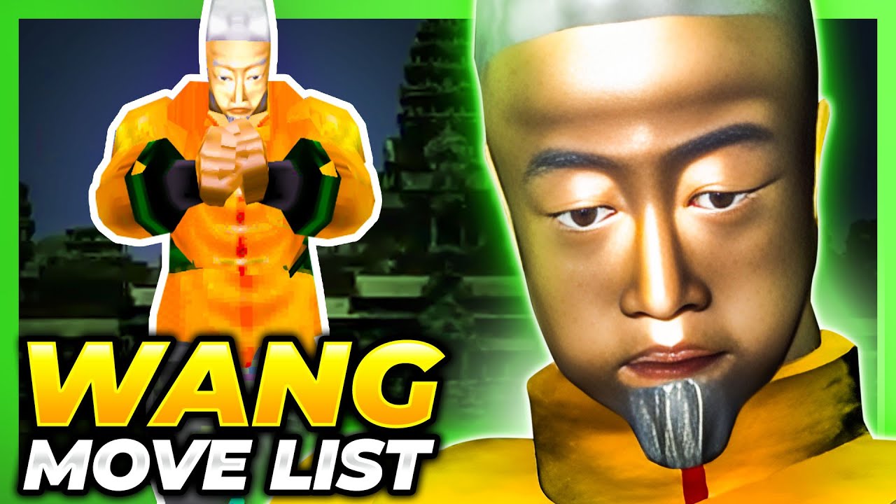 WANG JINREI MOVE LIST - Tekken 1 - YouTube
