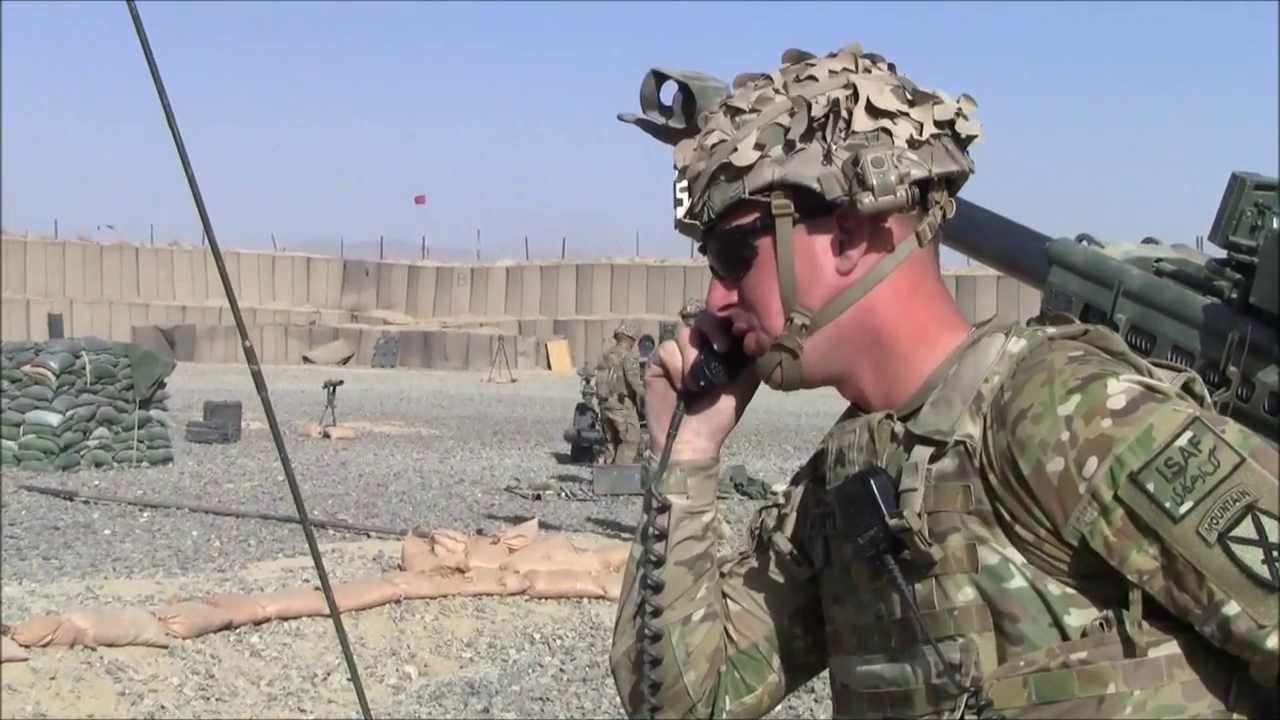 M777A2's at FOB Ghazni - YouTube