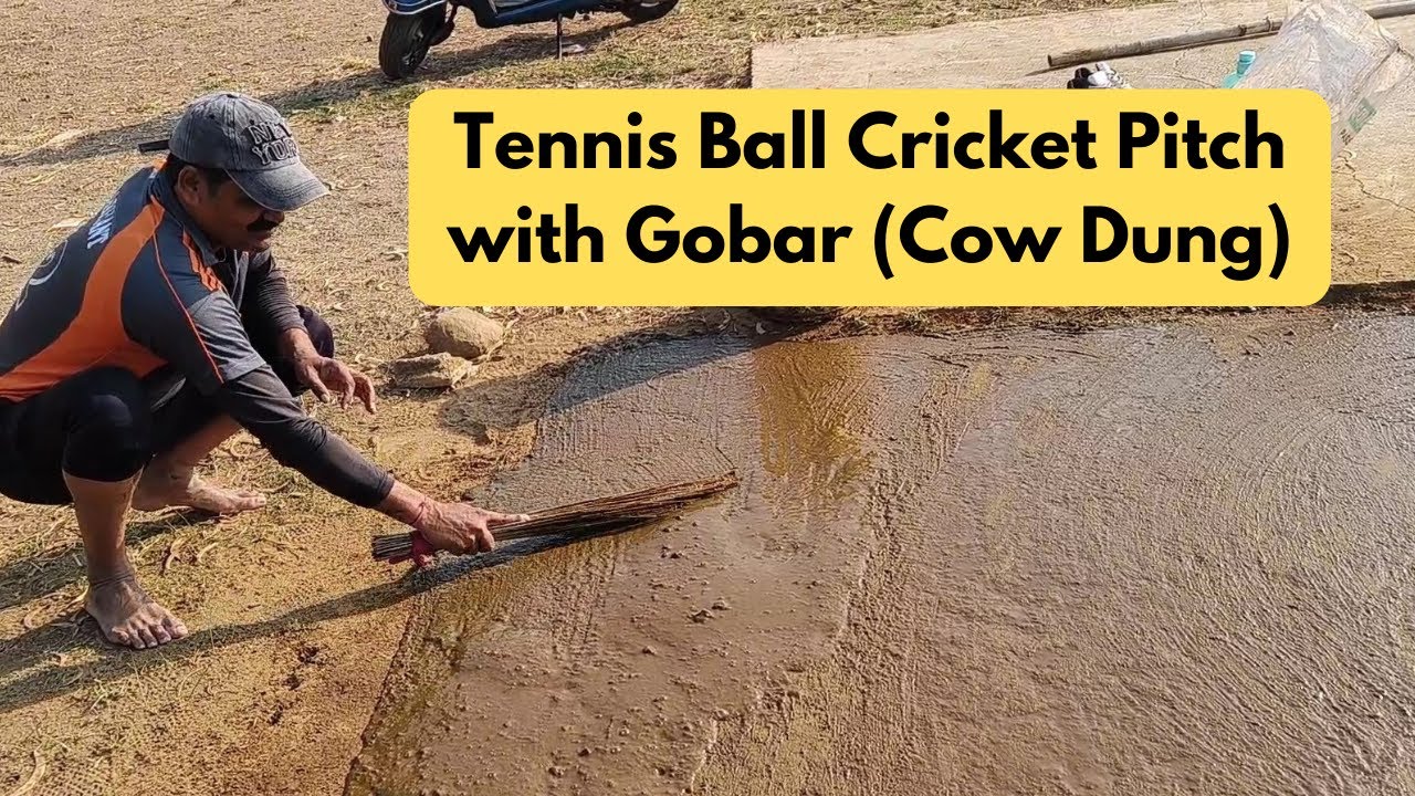 Cricket Pitch with Gobar | Panvel | Tennis Ball Cricket | Cow Dung ...