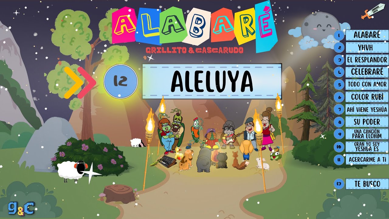 Aleluya (Nº 12 del álbum Alabaré) Grillito & Cascarudo - YouTube