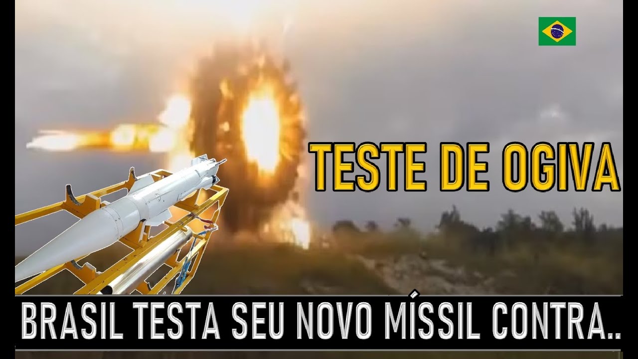 BRASIL testa OGIVA do seu novo MÍSSIL contra parede BLINDADA. - YouTube