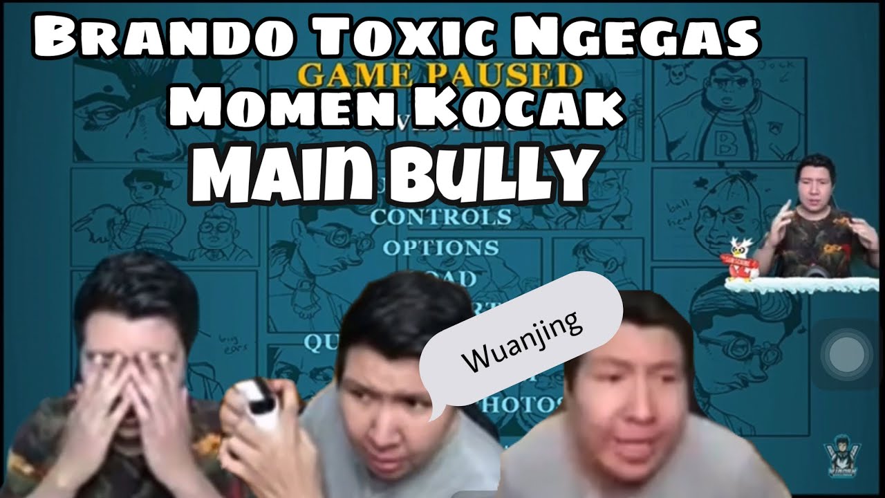 Brando ditipu bocil, kerasukan iblis main Bully - Momen Kocak Windah ...
