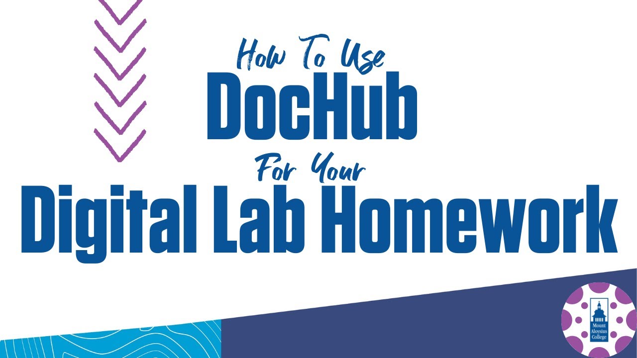 How To Use DocHub For Your Digital Lab Homework - YouTube