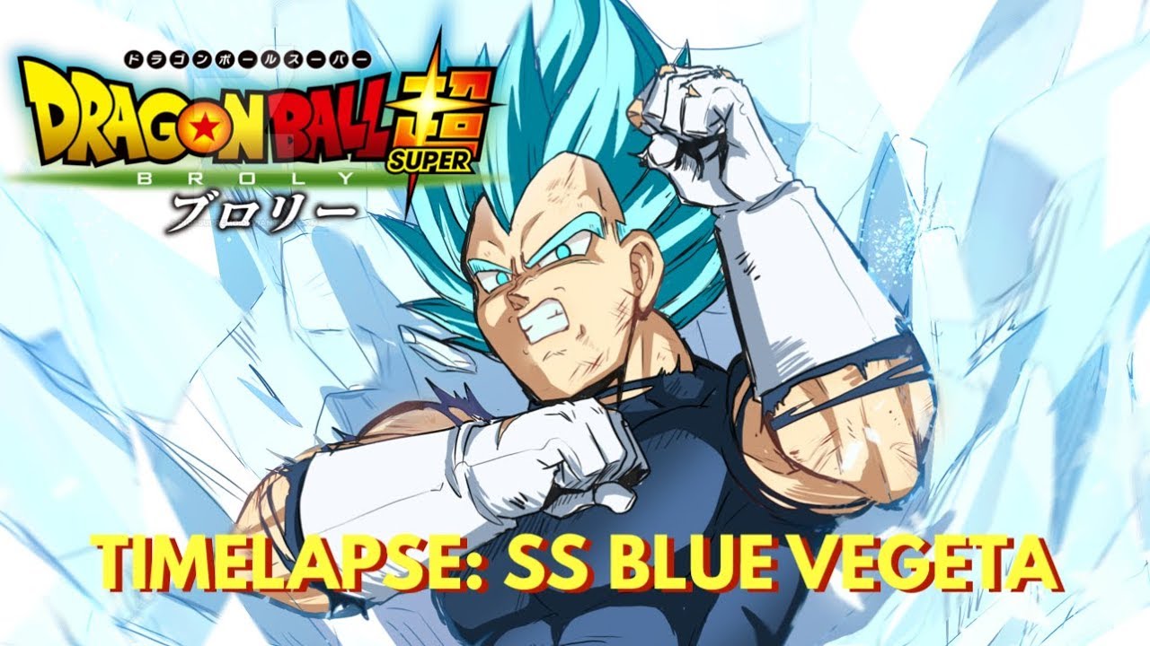 Super Saiyan Blue Vegeta Timelapse - Dragon Ball Super Movie: Broly ...