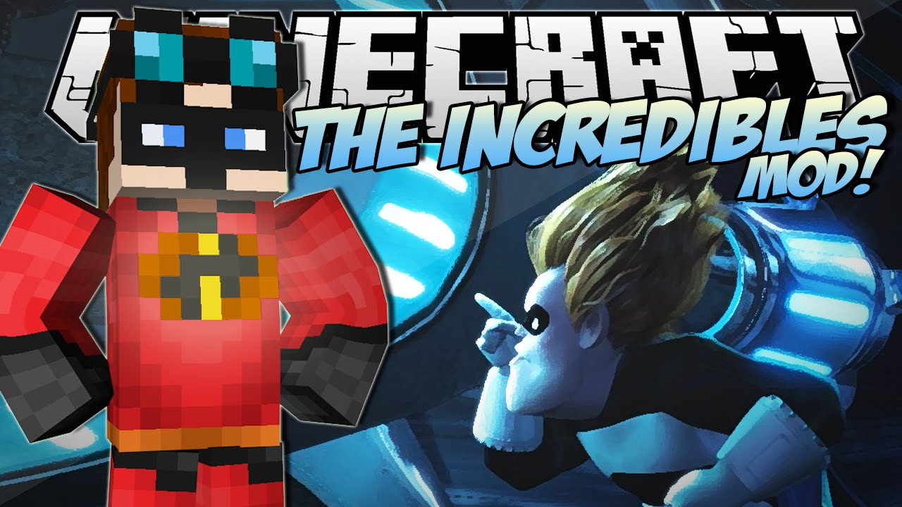 Minecraft | THE INCREDIBLES MOD! (Become an Incredible & Frozone ...