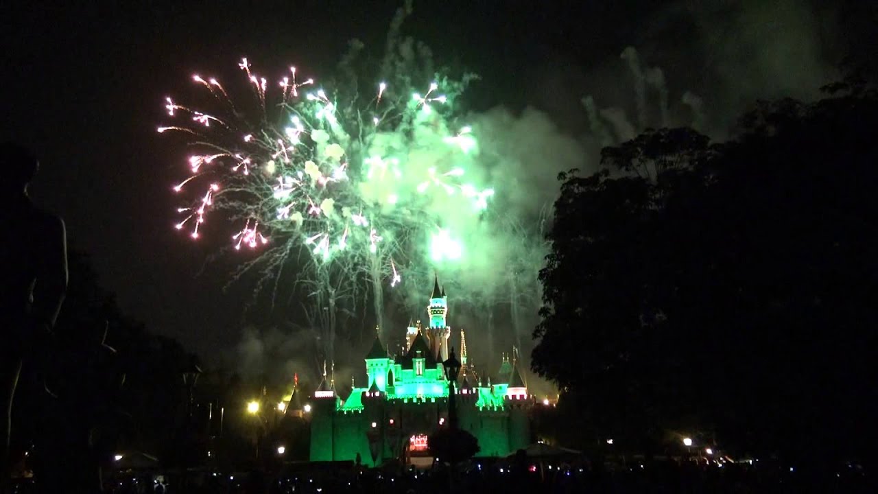 Independence Day 4th of July Abridged Fireworks at Disneyland HD POV ...