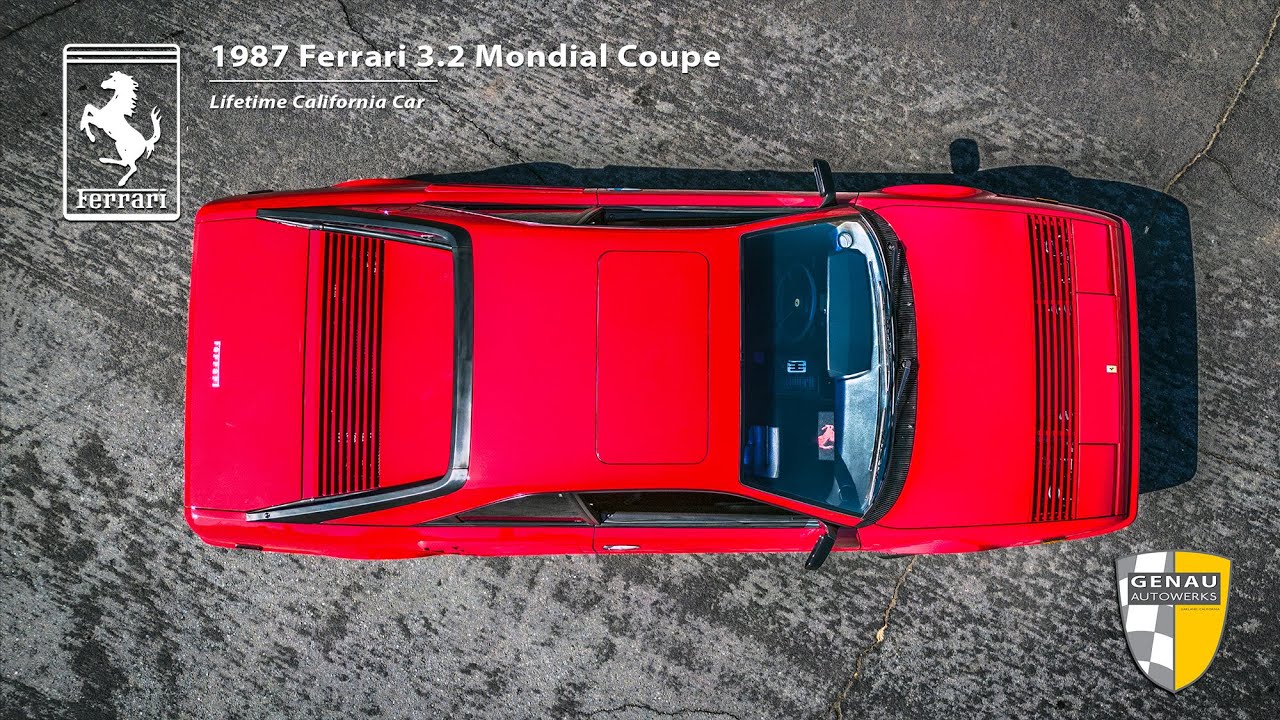 1987 Ferrari 3.2 Mondial Coupe, a mid-engine masterpiece - YouTube
