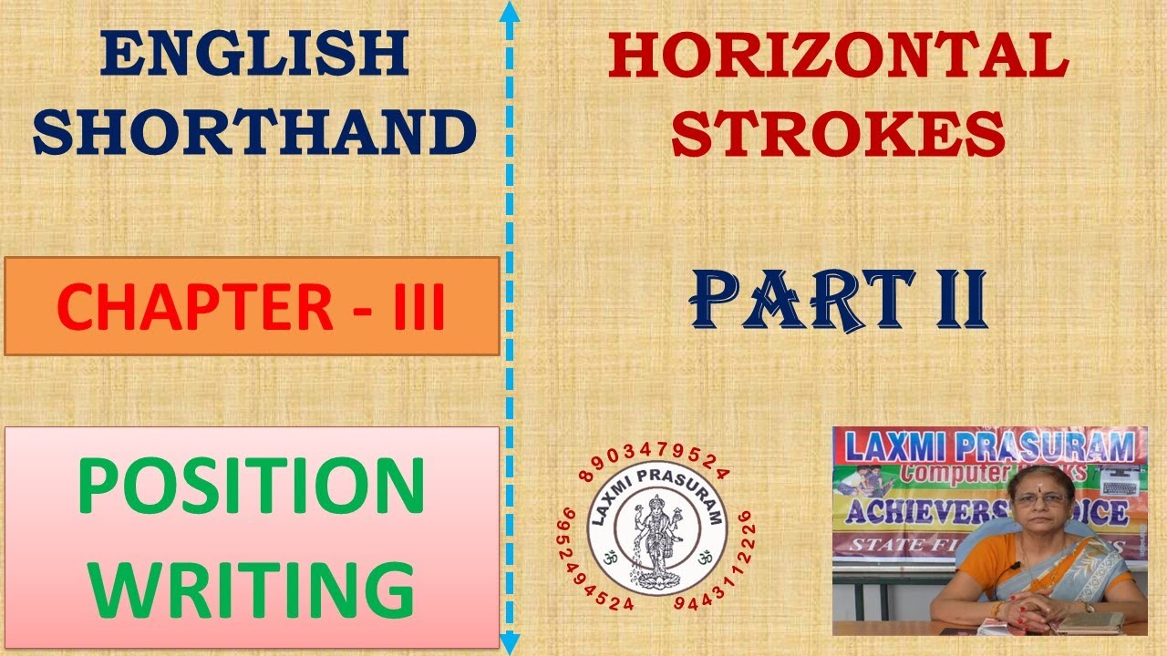 English Shorthand-Lesson 3-Position Writing-Part 2 - YouTube
