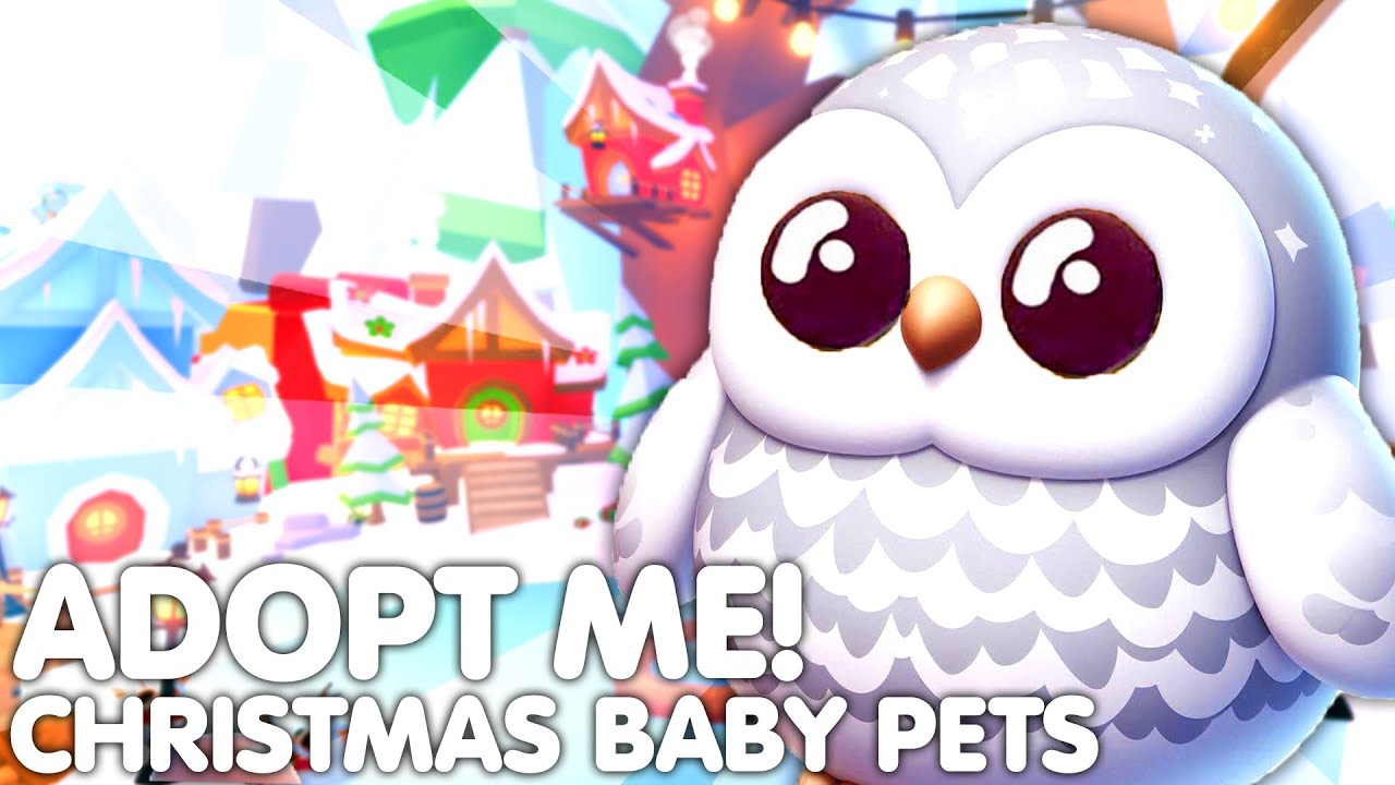😍*NEW* CHRISTMAS BABY PETS UPDATE!😱 ADOPT ME NEW BABY WINTER PETS ...