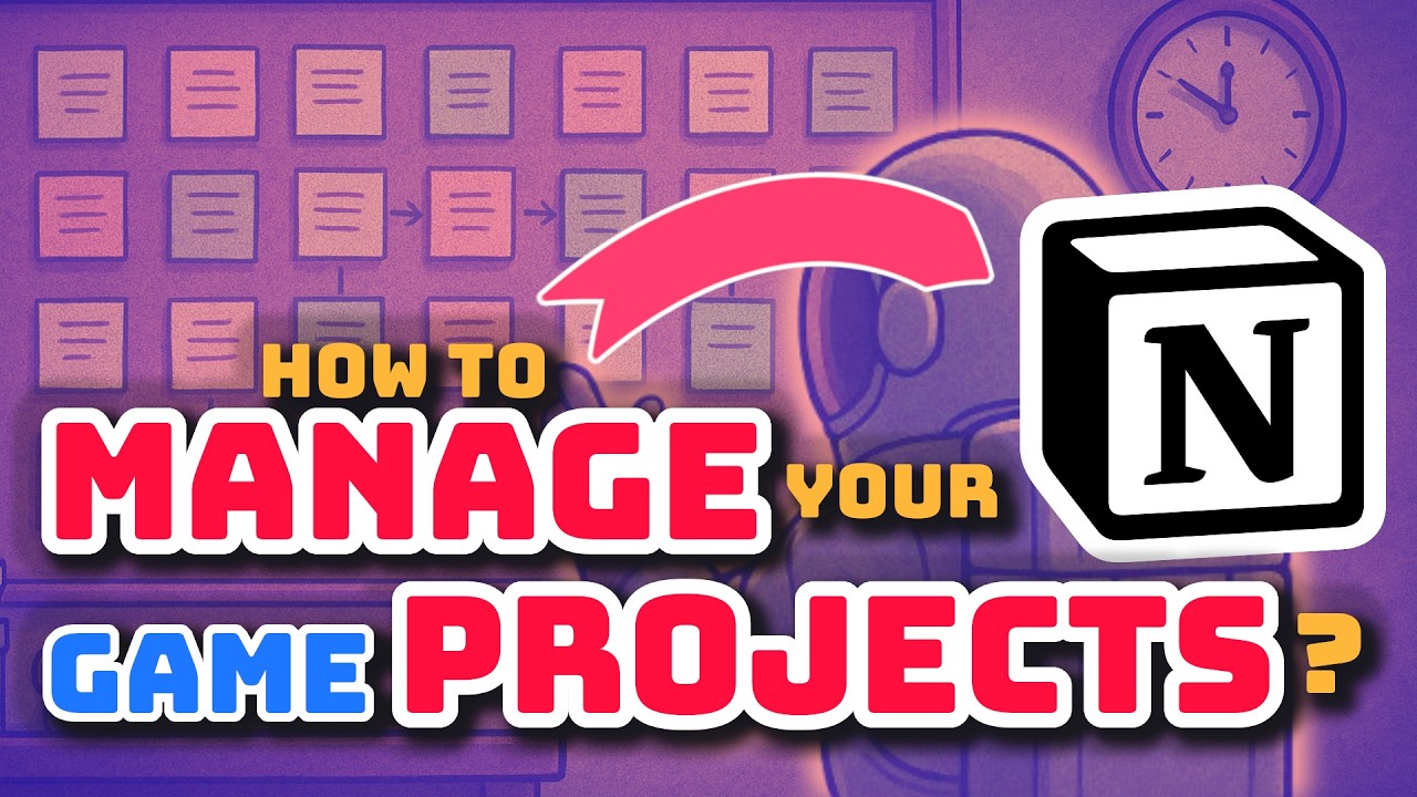 How I Manage Game Projects in Notion | Project Management for Game Devs ...