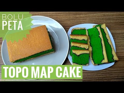 TOPO MAP CAKE,  BOLU PETA,  BOLU ALUNAN KASIH