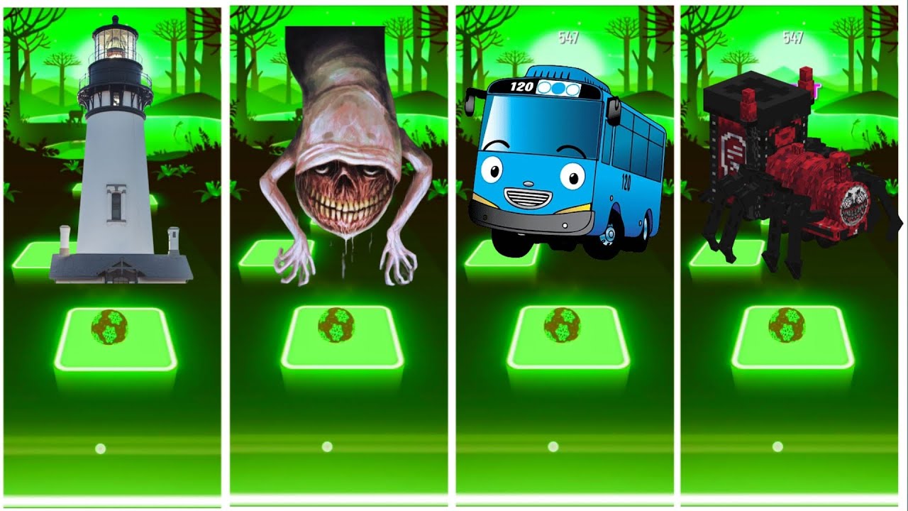 Lighting Head 🆚 Bridge Worm 🆚 Bus Tayo Eater 🆚 Choo Choo Charles ...