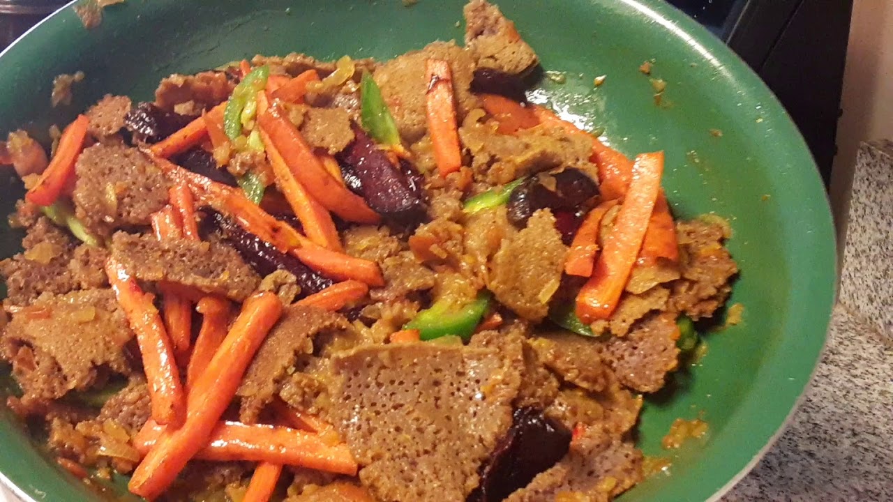 How to cook firfir with vegetables.!!!👌 - YouTube