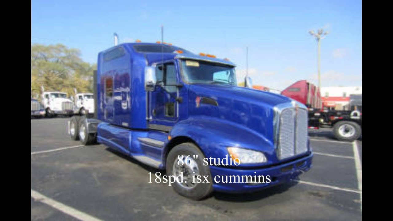NEW 2013 Kenworth T660 Studio 86" sleeper for sale. - YouTube