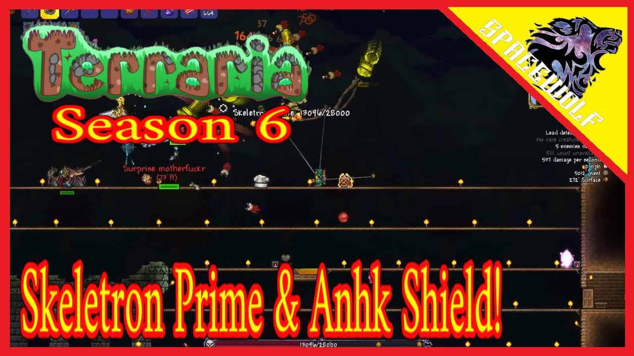 Terraria | Season 6 | #13 Skeletron Prime & Anhk Shield! - YouTube