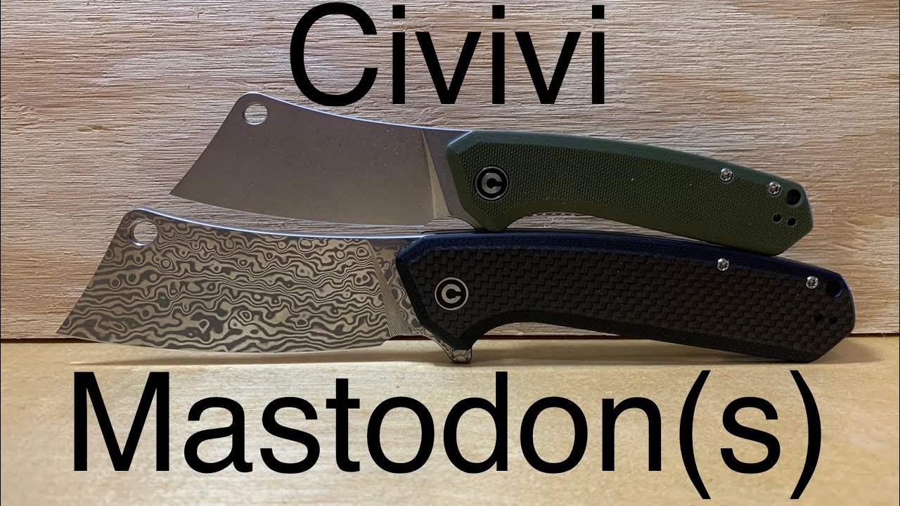 [55] Civivi Mastodon & Mini Mastodon Review - YouTube