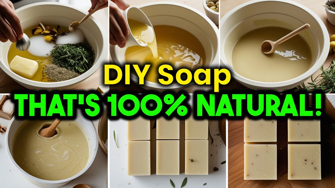 How to Make Your Own Natural Soap Bars at Home ( DIY Ideas) - YouTube