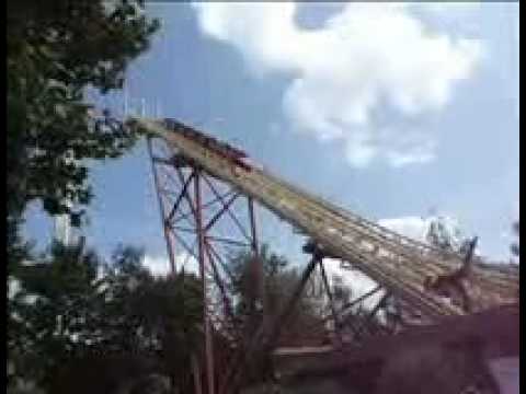 Freizeitpark Geiselwind - Boomerang - Achterbahn - YouTube