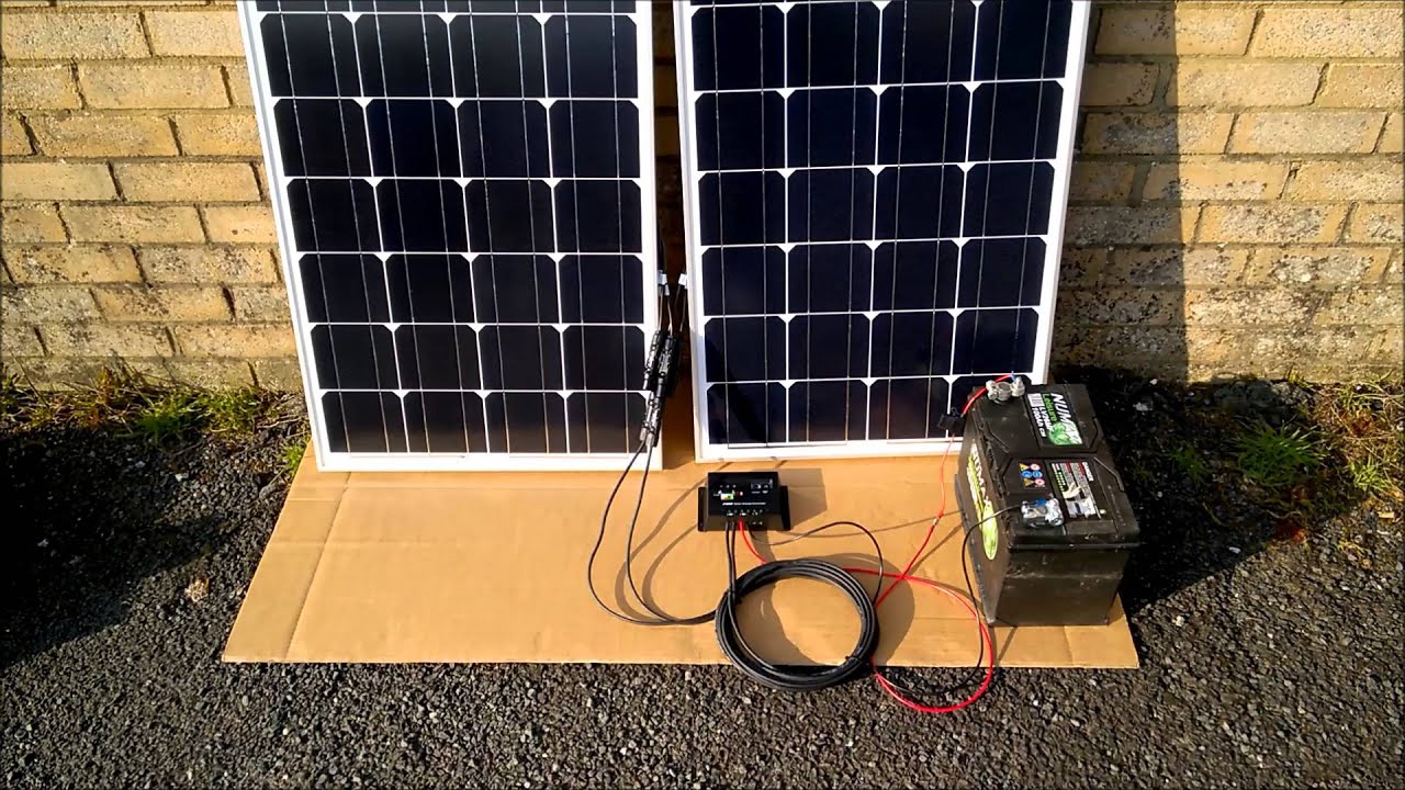 Complus Energy 160W & 200W Solar Kit Setup Example - YouTube