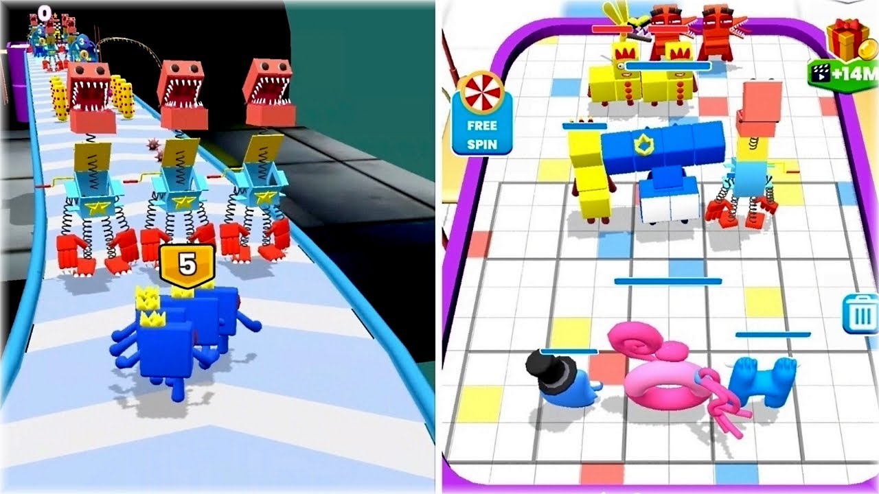 MAX LEVEL in Merge Number Cube: Monster Run Game! - YouTube