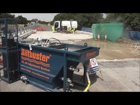 Siltbuster HD Unit - Hydrodemolition Blast Water Treatment - YouTube