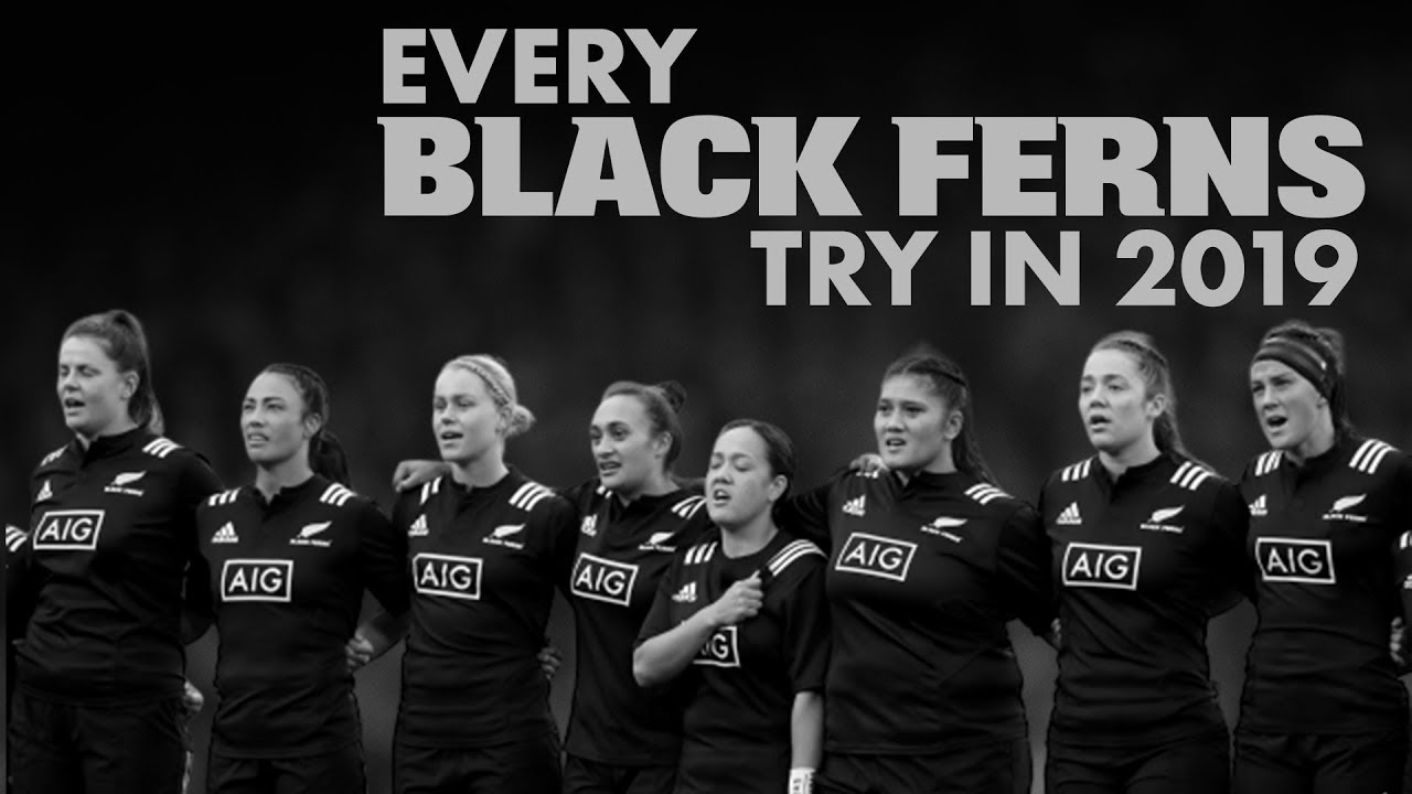 Every Black Ferns try in 2019 - YouTube