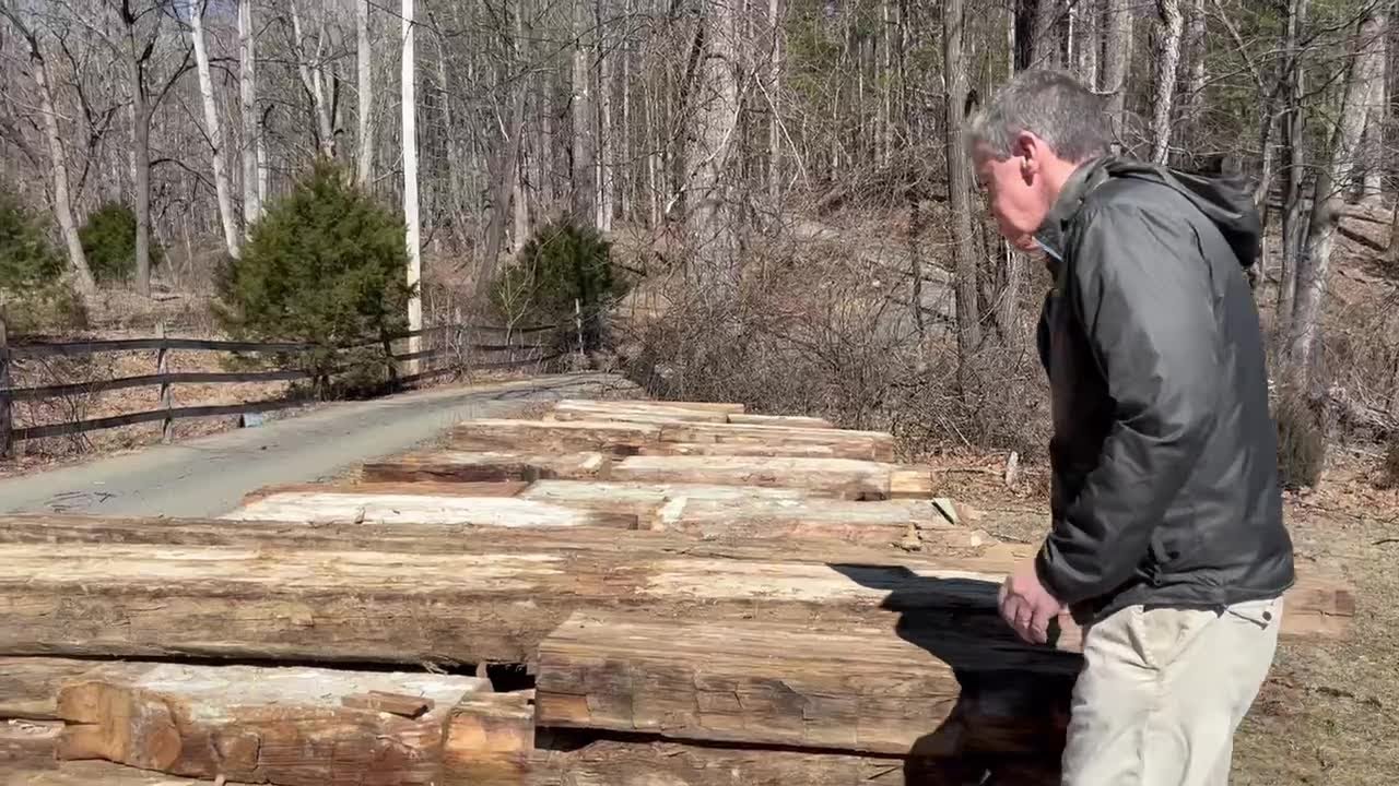 Nelson Harris talks about Poage Farm logs - YouTube