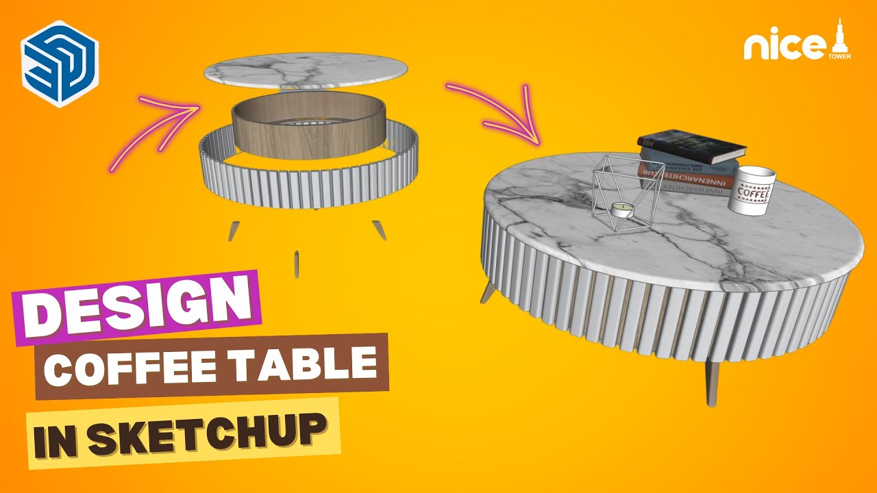 Mastering Coffee Table Design in SketchUp: A Pro's Guide - YouTube