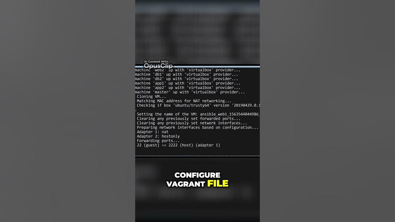 Enhance Your DevOps Skills Setting Up and Configuring Virtual Machines with Vagrant #shorts ...