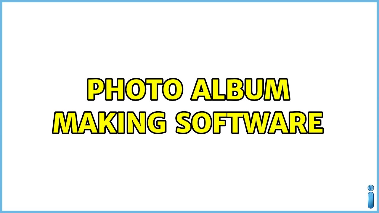 Ubuntu: Photo album making software (2 Solutions!!) - YouTube