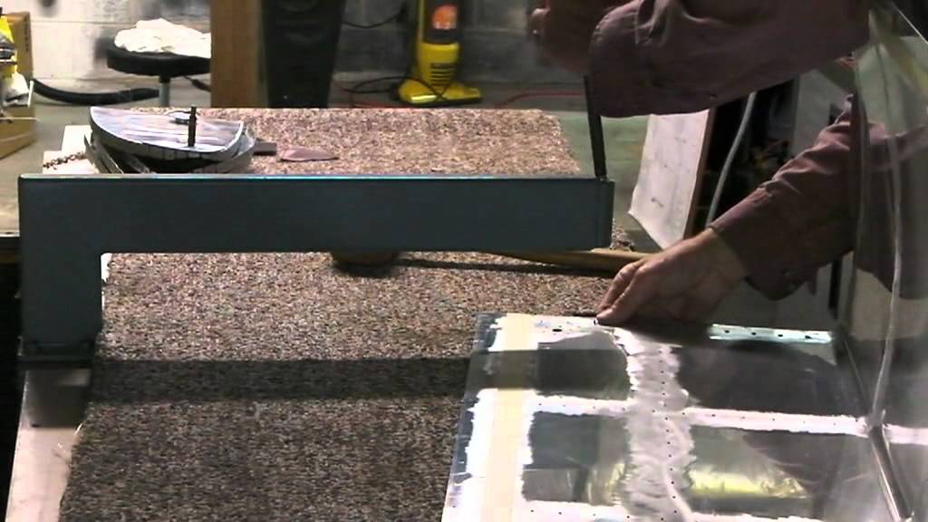Dimpling right tank skin - YouTube