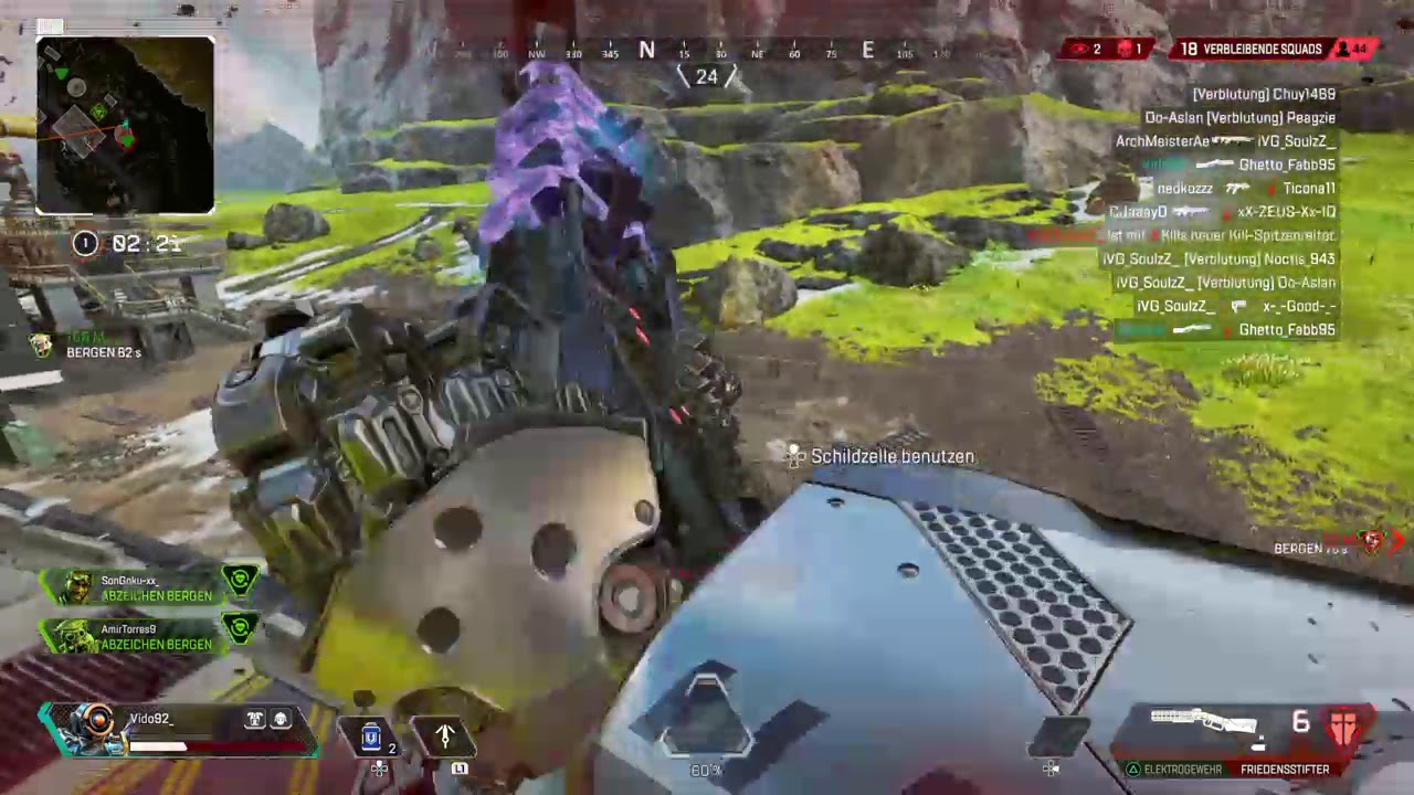 1 Shot - Squad down APEX LEGENDS - YouTube