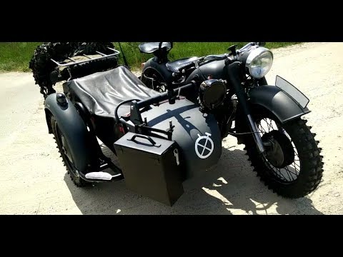 Dnepr MT9 K650 | Completely restored | BMW R71 replica - YouTube