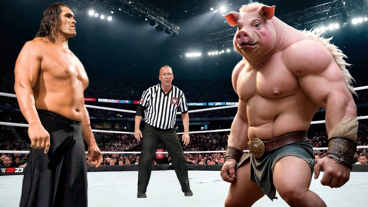 Full Match - The Great Khali vs Big Pig | Iron Man Match 2024 | WWE Feb ...