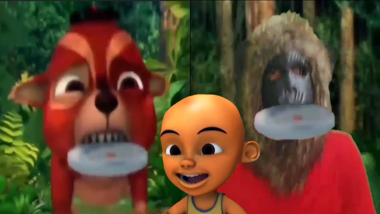 Tiru Aksi Upin Ipin Kejar Opet Sampai Hutan 😱 - YouTube