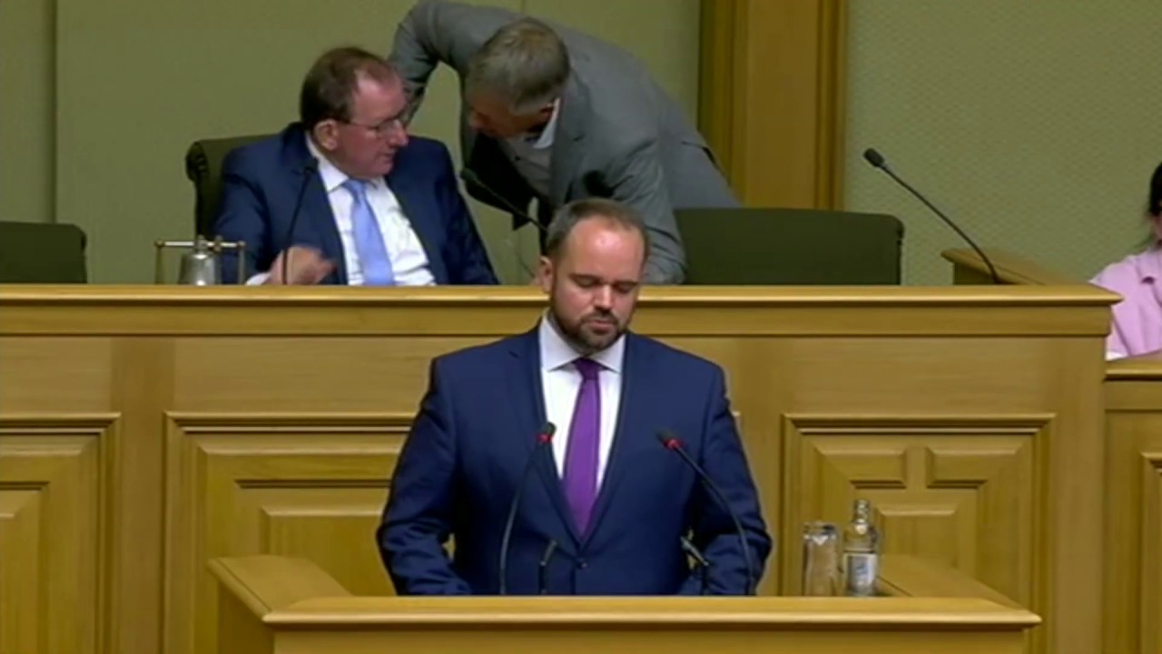 Piraten an der Chamber Marc Goergen 3.7.2019 Logementsdébat - YouTube