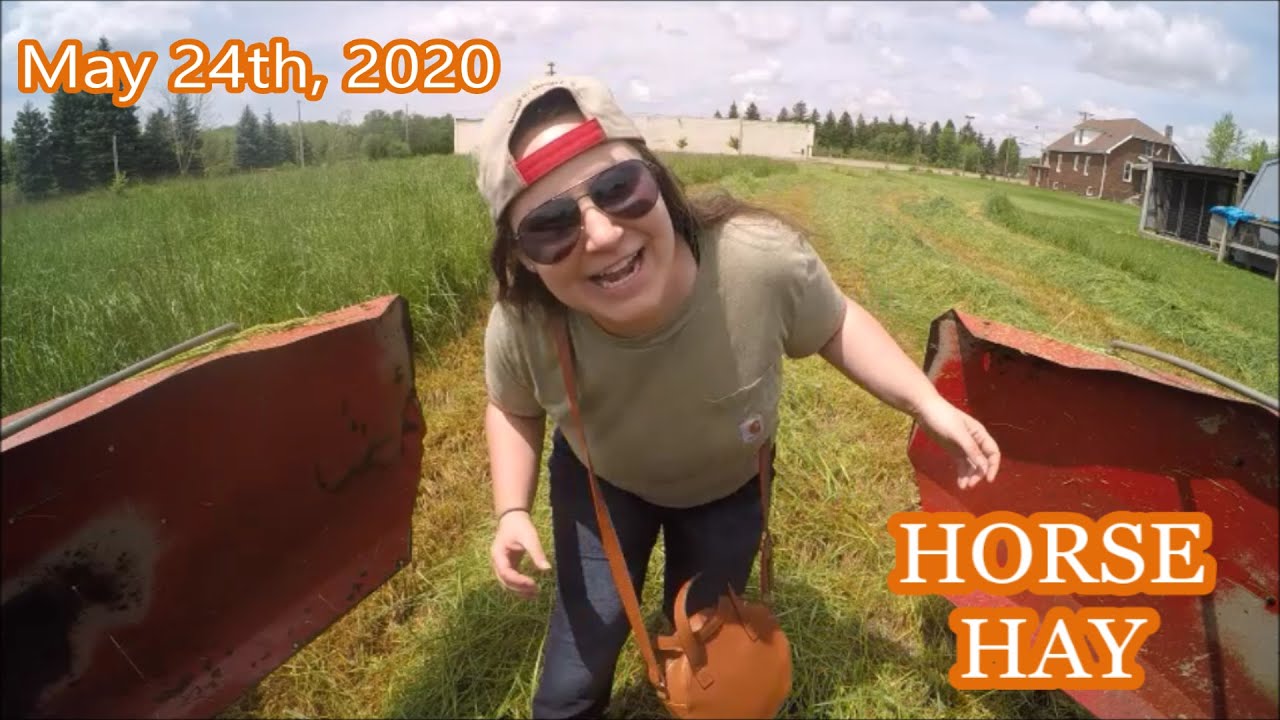 First Cutting Weed Free Hay May 2020 Drone Footage! - YouTube